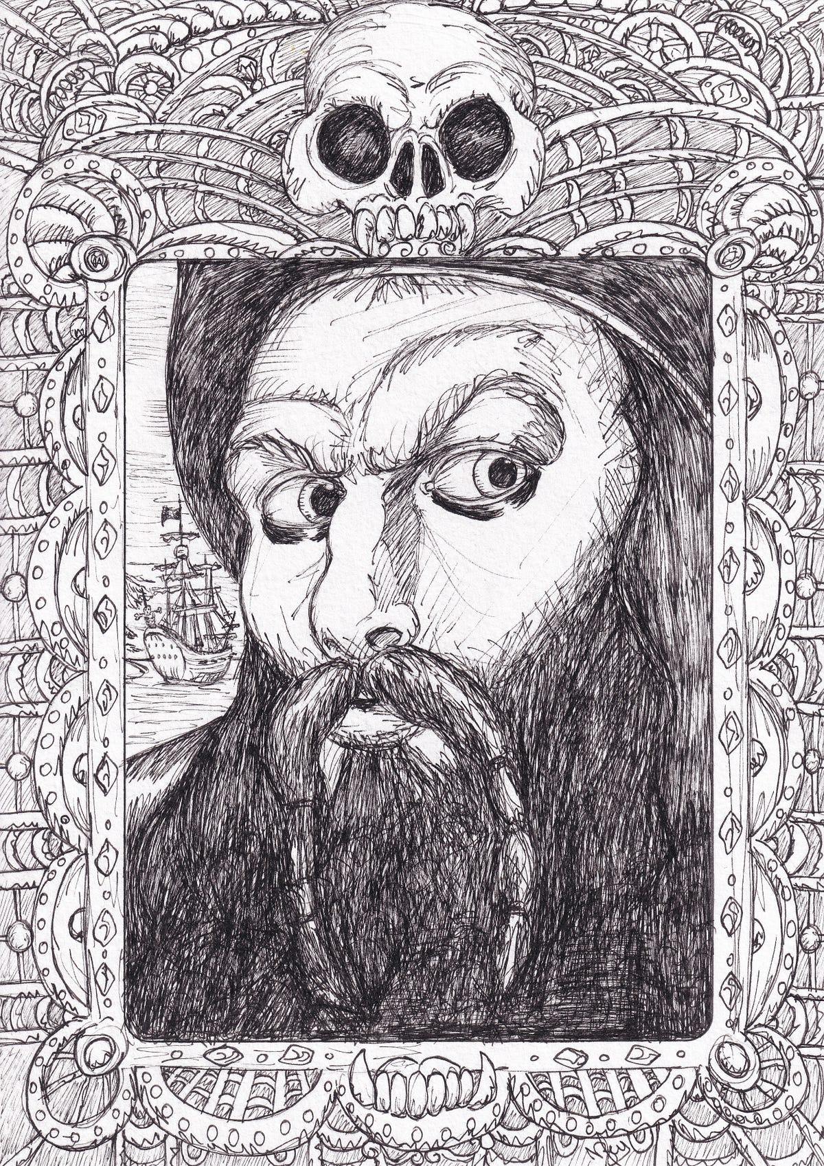 The Portrait of a Pyrate. From A General History of the Pyrates | by ...
