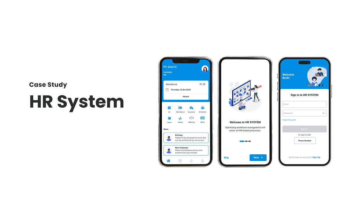 UI/UX Case Study: HR System. Overview | by Rizka Rismayanti | Medium