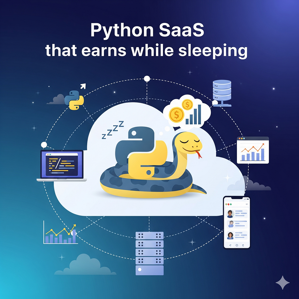 How I Built a Python SaaS That Earns While I Sleep | by Kainat Nafees | Stackademic