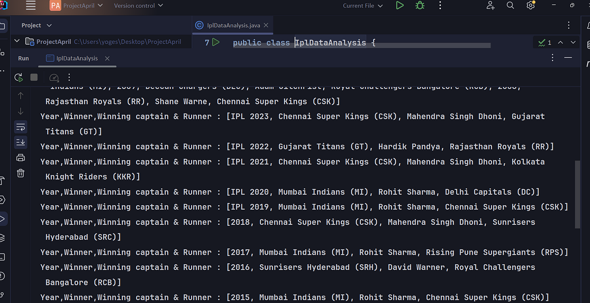 Reading a File in java. (lets read and manipulate winners list… | by Yogesh j | Medium