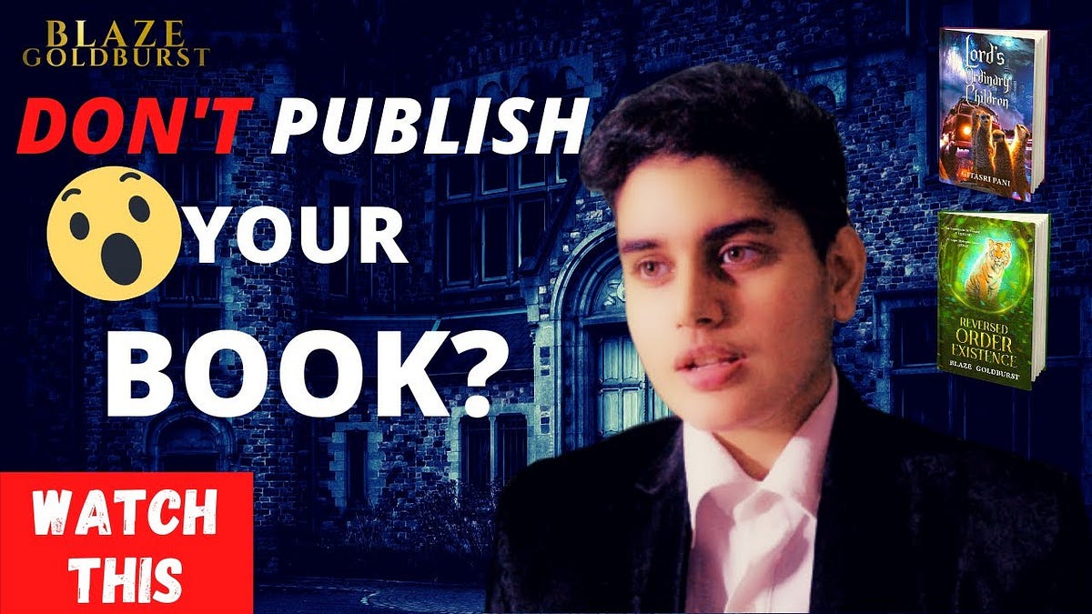 TRADITIONAL PUBLISHING VS SELF-PUBLISHING | by Blaze Goldburst | Medium