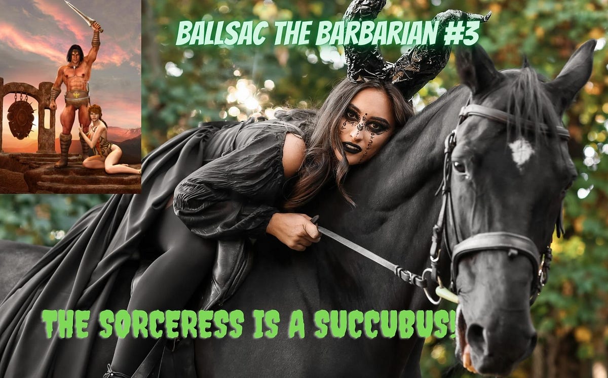 Ballsac the Barbarian 3: The Sorceress is a Succubus. | by Marc Stevens ...