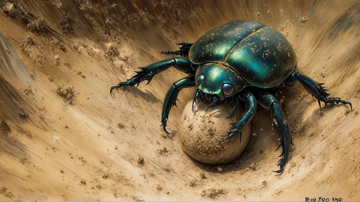 Iridescent Dung Beetle: Nature’s Colorful Waste Manager | by 🦗 Bug Zoo ...