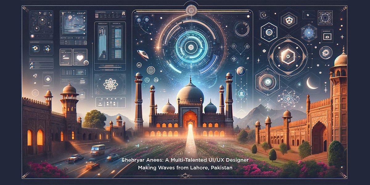 Shehryar Anees: A Multi-Talented UI/UX Designer Making Waves from Lahore, Pakistan | by Shehryar ...