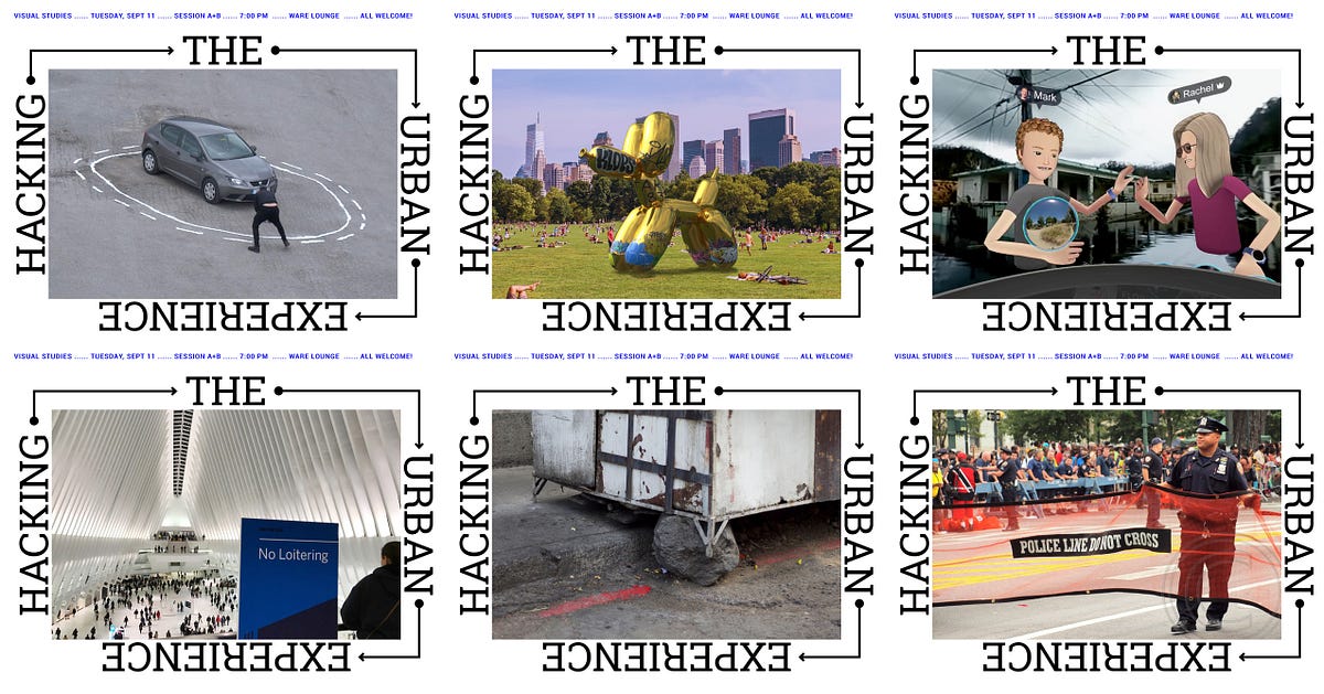 Syllabus: Hacking the Urban Experience, Fall 2018 | by John Locke | Medium