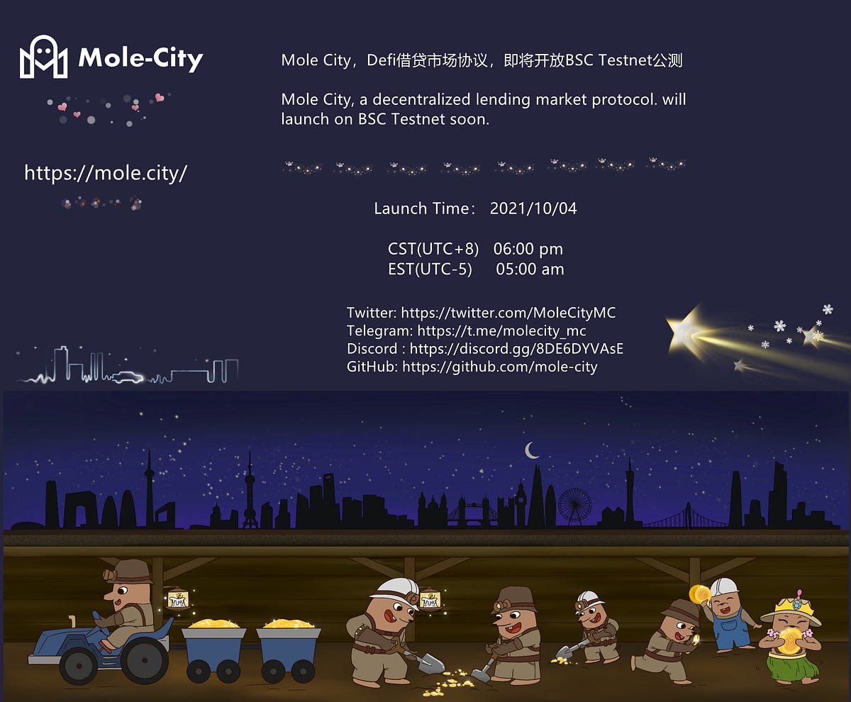 Mole City will launch on BSC Testnet soon - Mole City - Medium