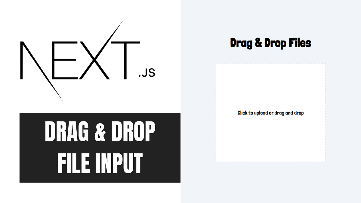 Building a Drag-and-Drop File Uploader with Next.js | by Code With Marish | Medium