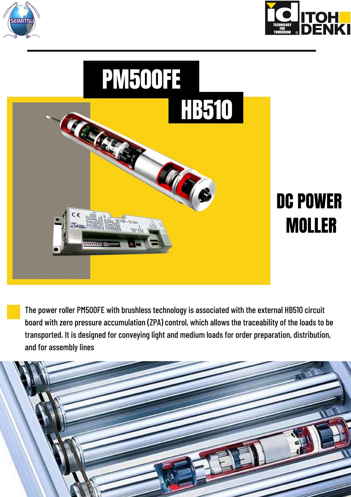 How is production increased by using the Itoh Denki DC Power Moller ...