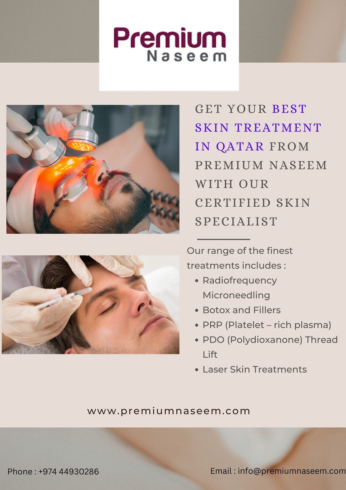 Best Skin Treatment in Qatar | Premium Naseem - Premium Naseem - Medium
