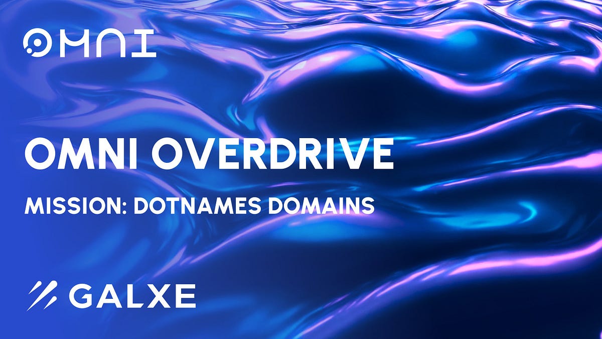 DotNames Domains, blockchaing naming services pioneers, ne #OmniOverdrive par @dotomnidomains ...