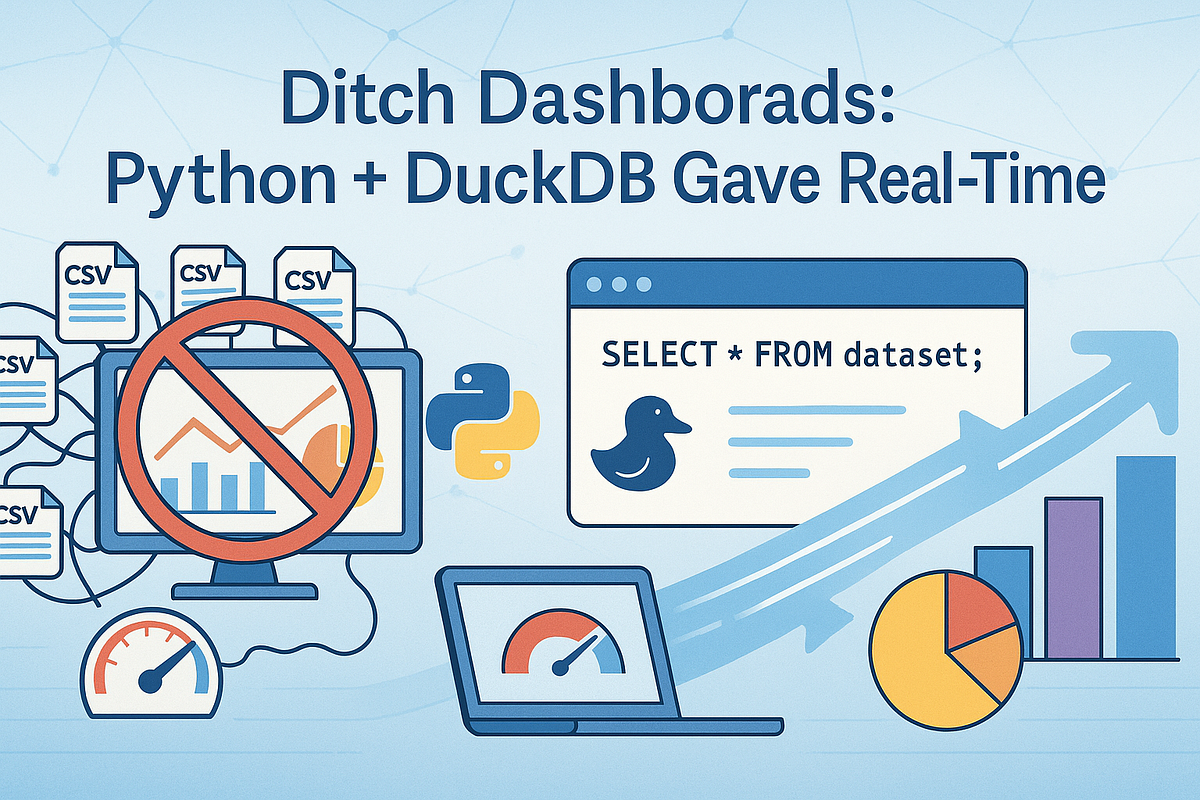 Ditch Dashboards: Python + DuckDB Gave Me Real-Time BI | by Nikulsinh Rajput | Medium