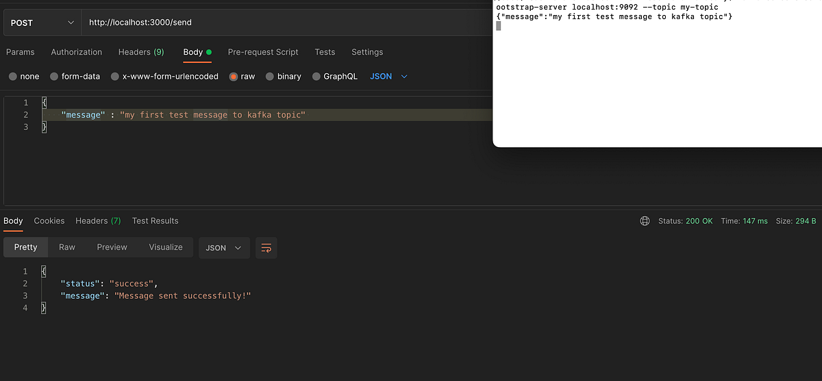 Building a Node.js Application with a Kafka Producer | by Sassi | Medium