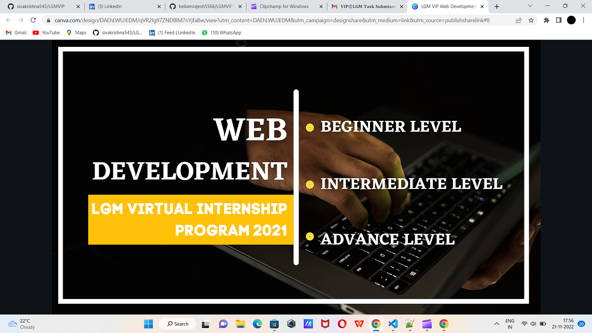 Let’s Grow More Virtual Internship Experience | by 19-543 Siva | Medium
