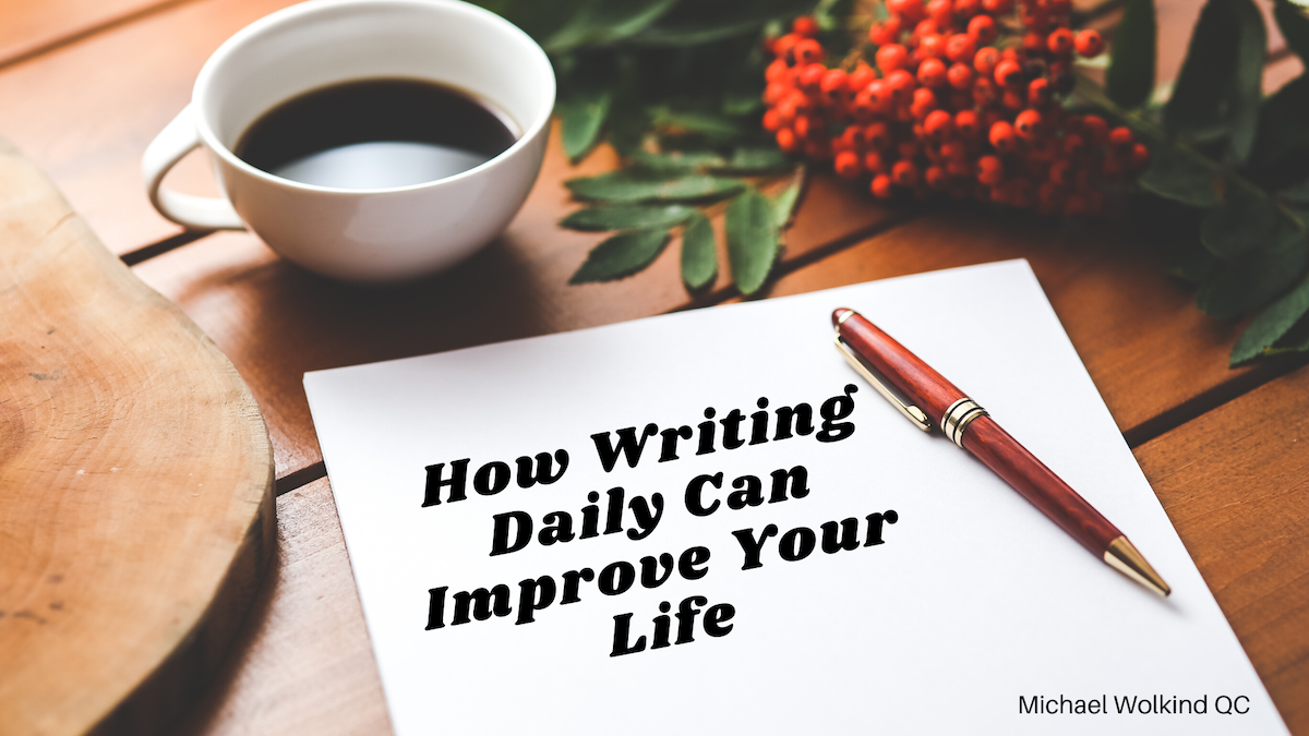 How Writing Daily Can Improve Your Life | by Michael Wolkind QC | Medium