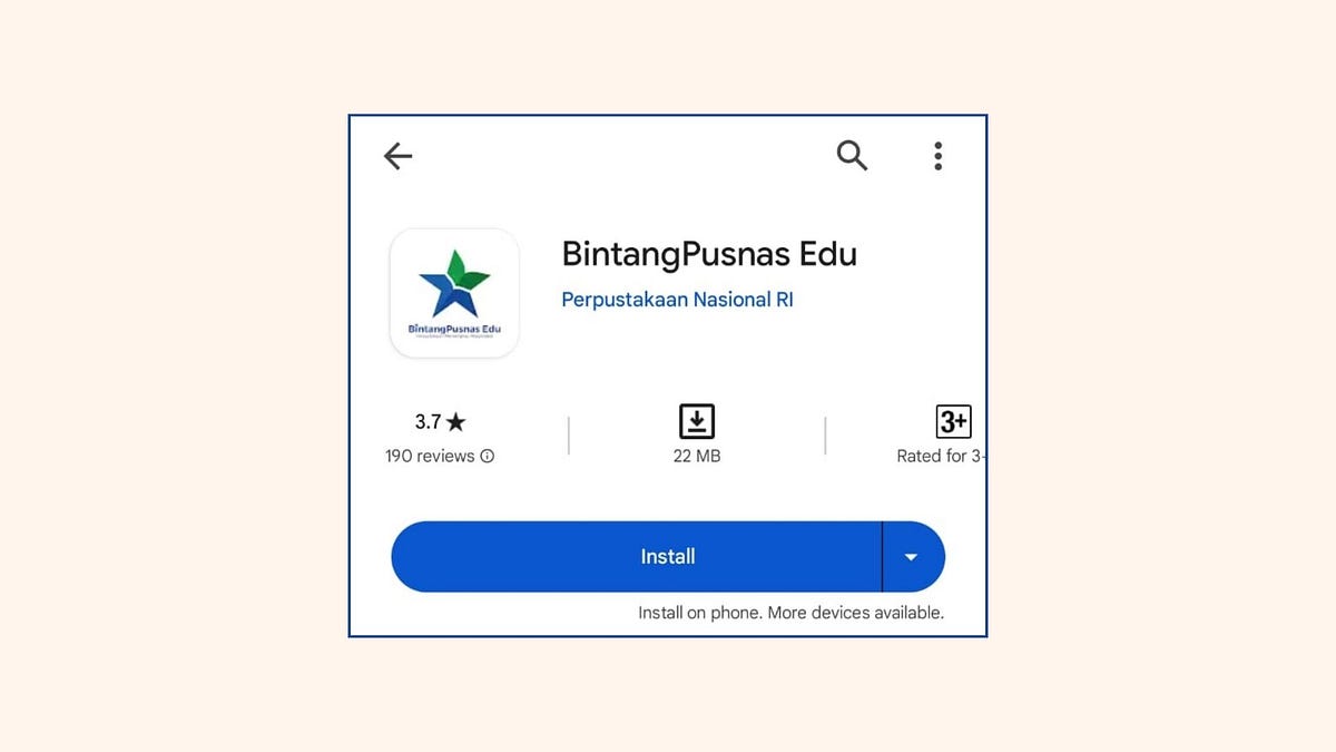Petunjuk Penggunaan: Aplikasi BintangPusnas Edu di Smartphone | by ...