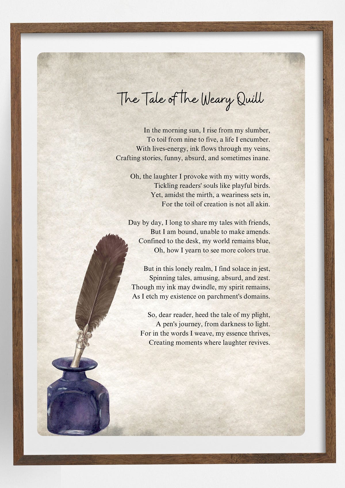 The Tale of The Weary Quill - Ballad Belle - Medium