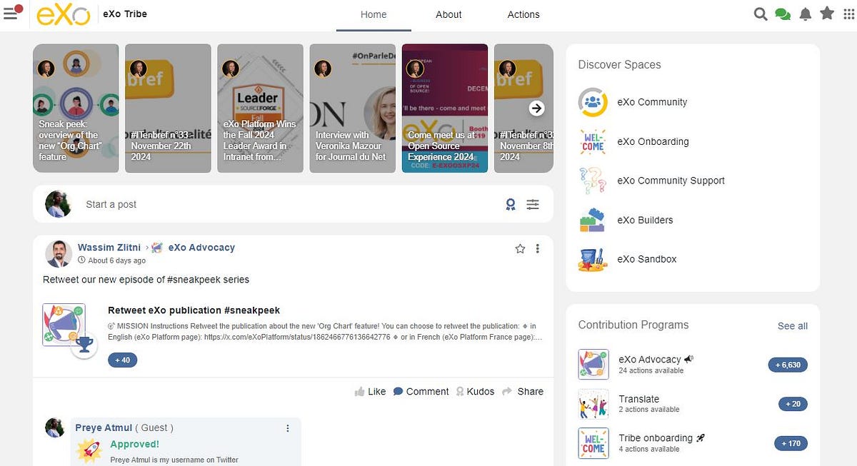 eXo Platform Overview: Personalized Navigation and Multi-Site Management | by Preye Atmul | Medium