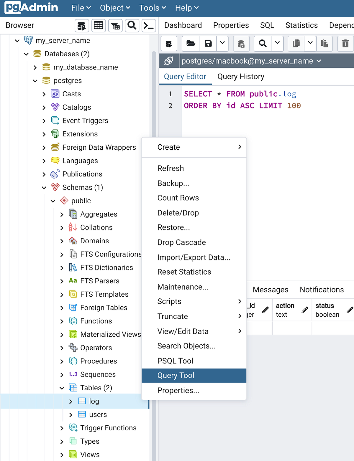 PgAdmin-part3: How to Query - Sarina Heshmati - Medium