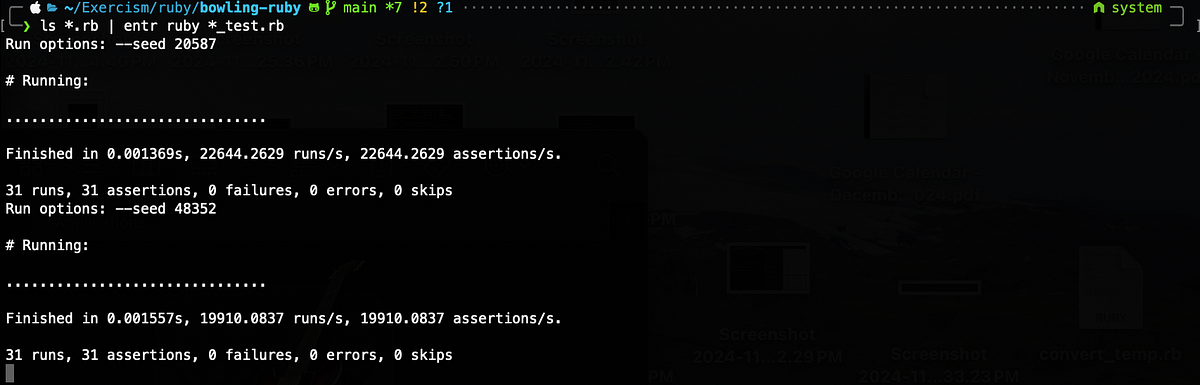 Beginner’s Guide: Automate Local Ruby Tests with `entr` (1 of...) | by ...