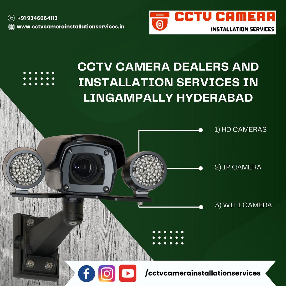 CCTV Camera Installation Services in Lingampally Hyderabad ...