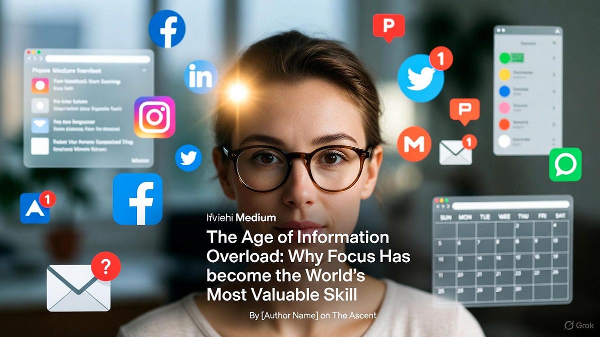 The Age of Information Overload: Why Focus Has Become the World’s Most Valuable Skill. | by Er ...