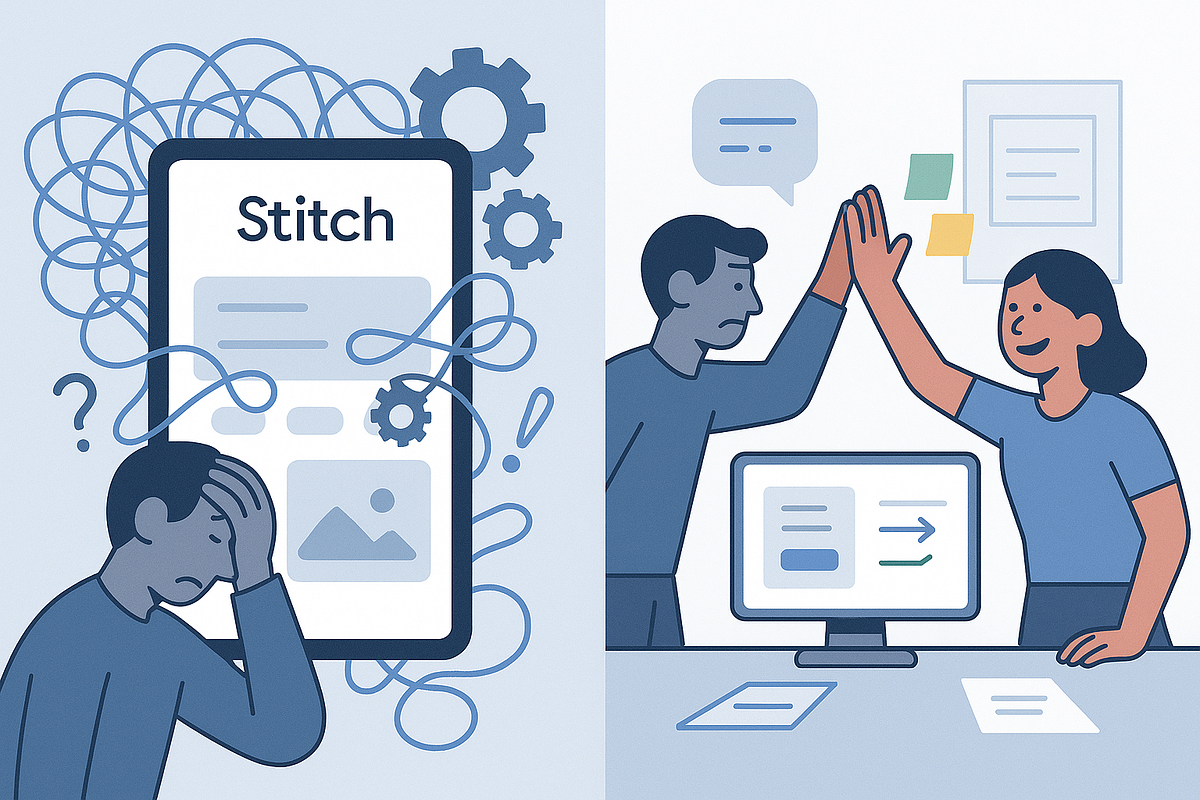 Google Stitch Promises Harmony — But Delivers Headaches | by Riddhesh ...
