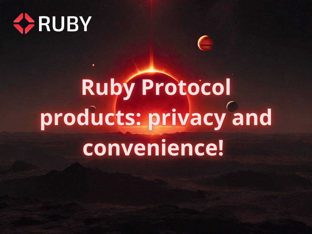 Ruby Protocol Products: Innovative Infrastructure for Web3 | by Ji1n | Medium