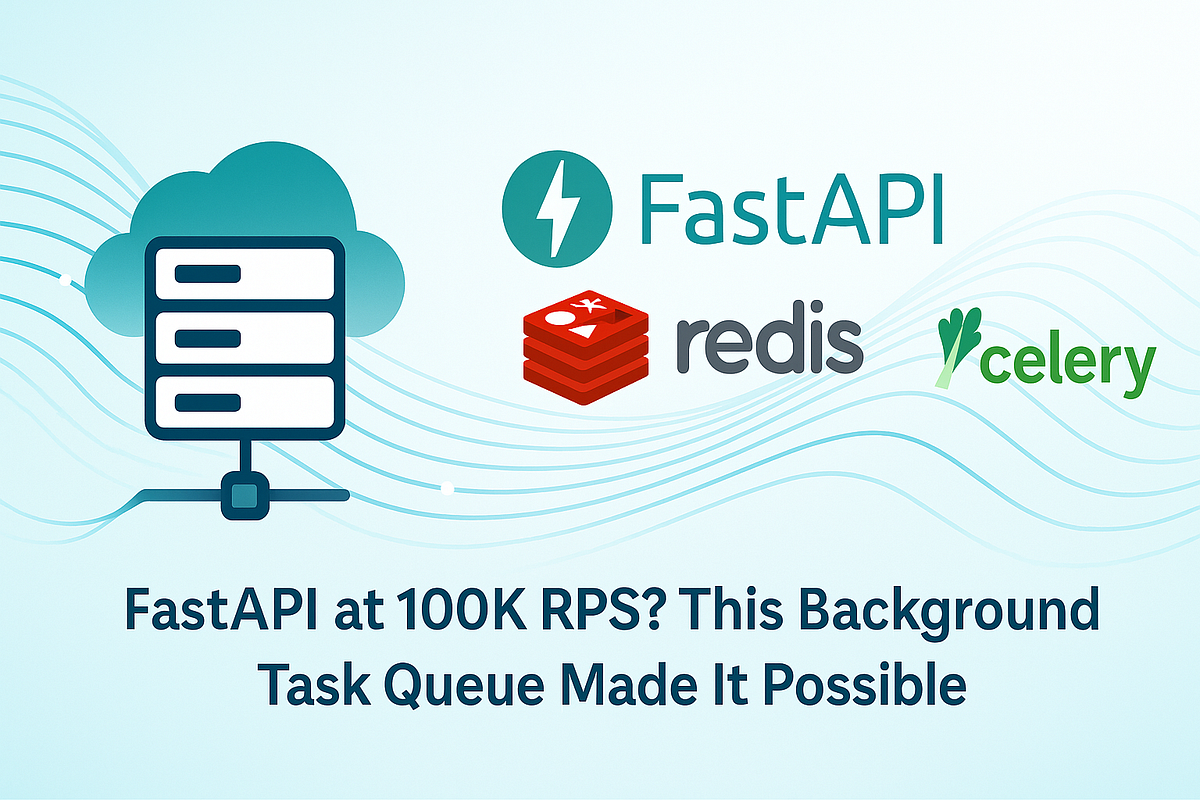 FastAPI at 100K RPS? This Background Task Queue Made It Possible | by Bhagya Rana | Medium