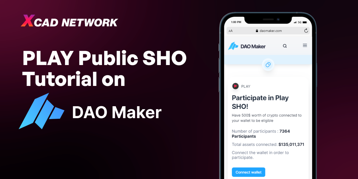 PLAY Public SHO tutorial on Dao Maker | by Domen Trontelj | XCAD NETWORK