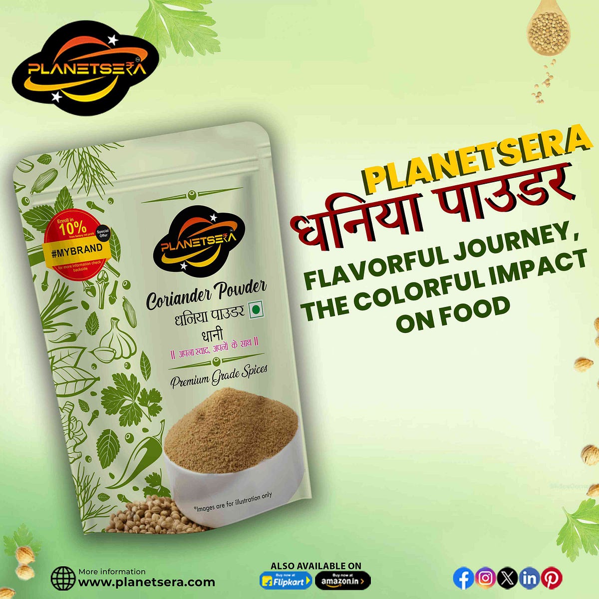 PlanetsEra’s Coriander Powder Infused with Freshness and Well-being ...