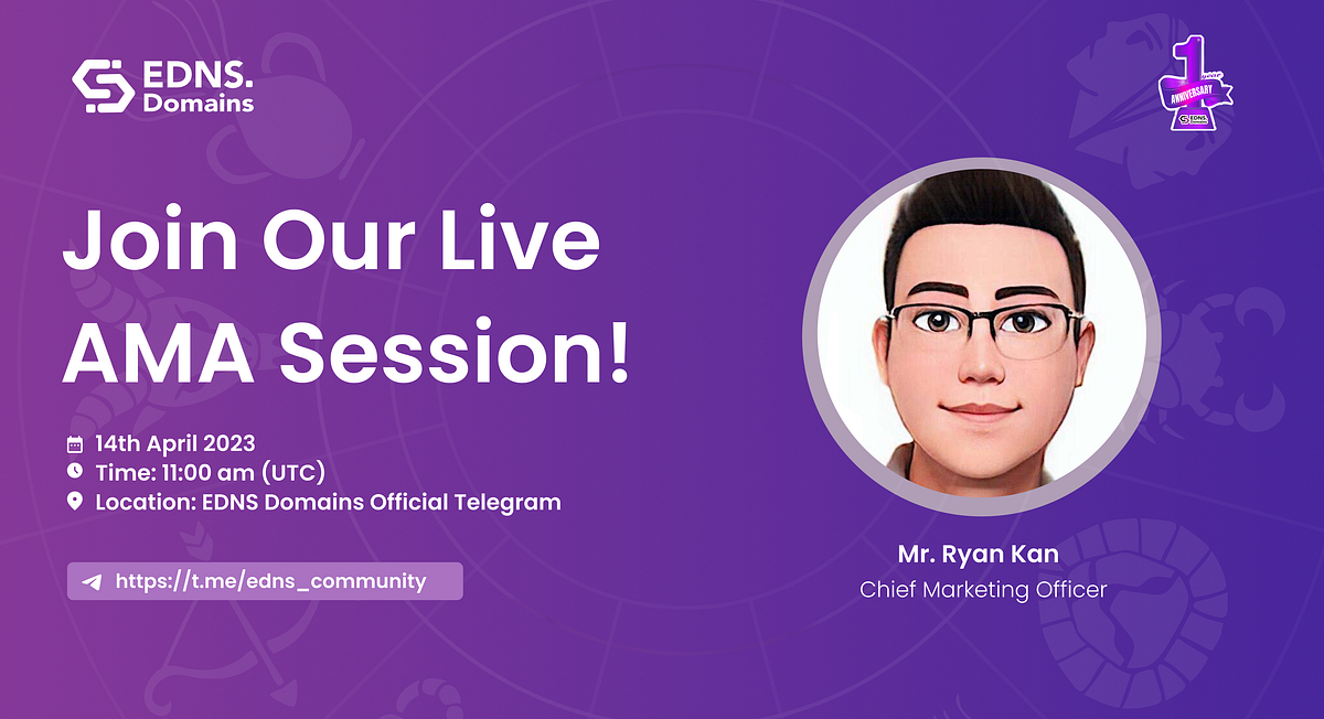 📣 Exciting Announcement: Join Our Live AMA Session! 📣 | by EDNS Domains | Medium
