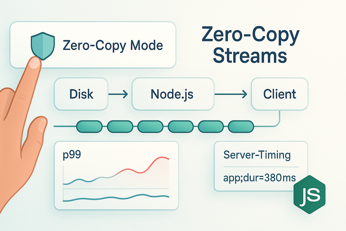 Node.js Streams in Anger: 5× Throughput, Zero-Copy | by Hash Block | Sep, 2025 | Medium