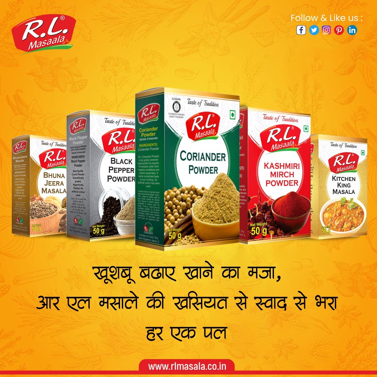 Spice Masala Company | RL Masala. When it comes to elevating the ...