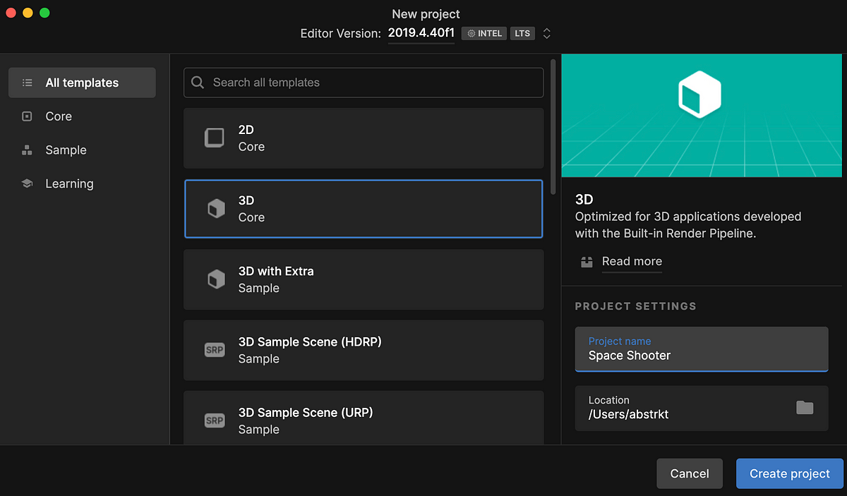 Installing Unity & Getting Started - Robert Gemmell (abstrkt) - Medium Installing Unity & Getting Started - Robert Gemmell (abstrkt) - Medium