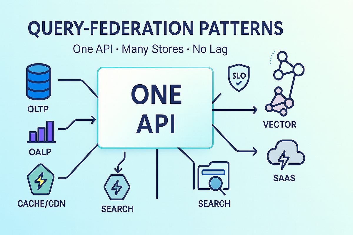 9 Query-Federation Patterns: One API, Many Stores, No Lag | by Hash ...