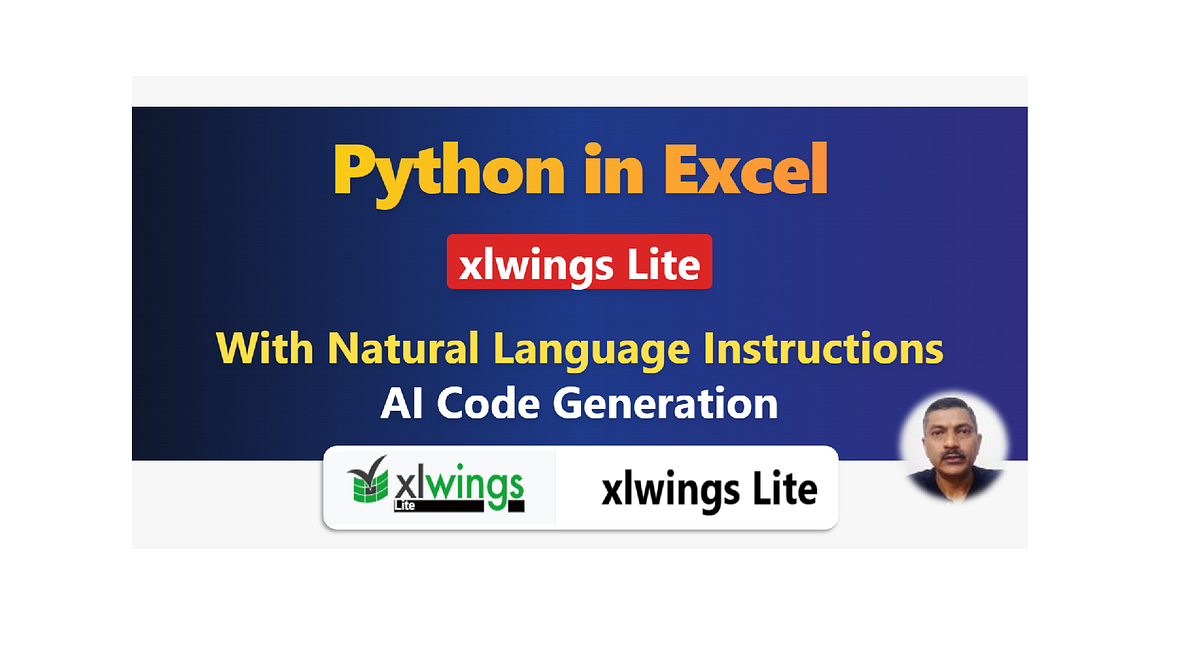 Python in Excel (xlwings Lite) with Natural Language Instructions. Dictate logic → AI codes. My ...