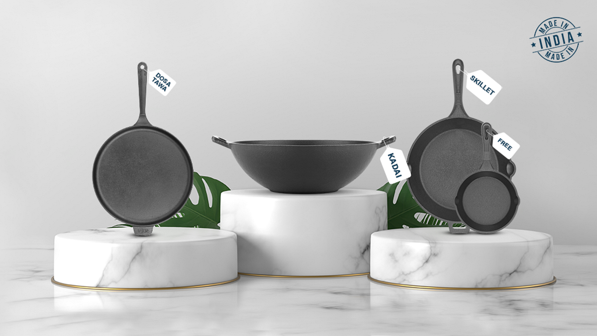Buy Cast Iron Cookware in India. Introducing the ultimate kitchen… | by ...