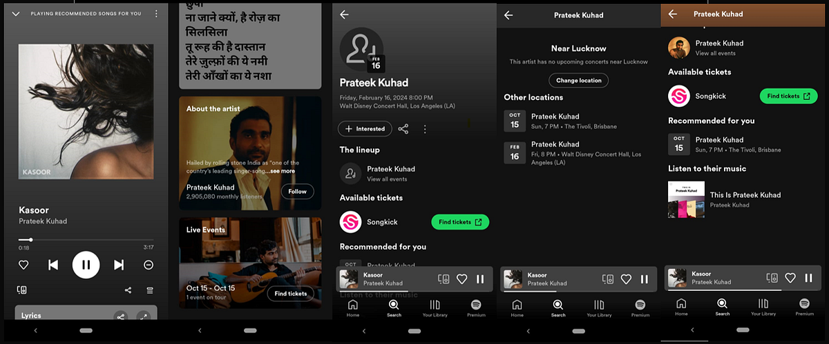 Poster to Concert — Spotify Tales | by Product Revisit | Medium