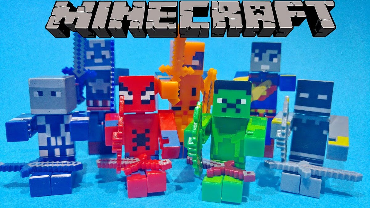 Play Doh Surprise Toys Minecraft Avengers Building Blocks | by Dany ...