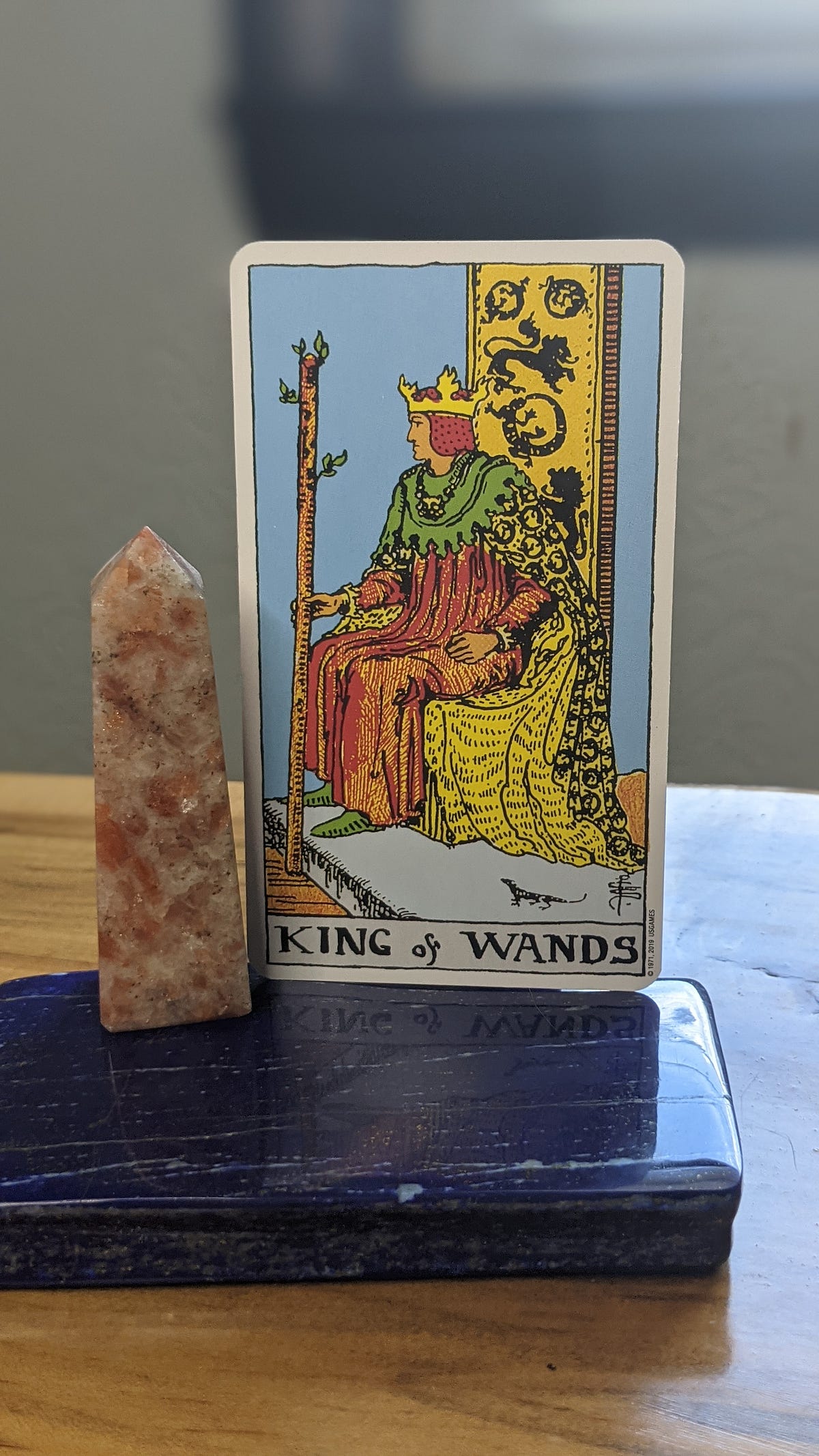 Tarot Lesson of the Week — The King of Wands | by Chelsea Mancini | Medium