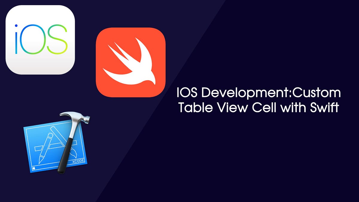 Ios Development Create Custom Table View Cell By Ahmet Bilal