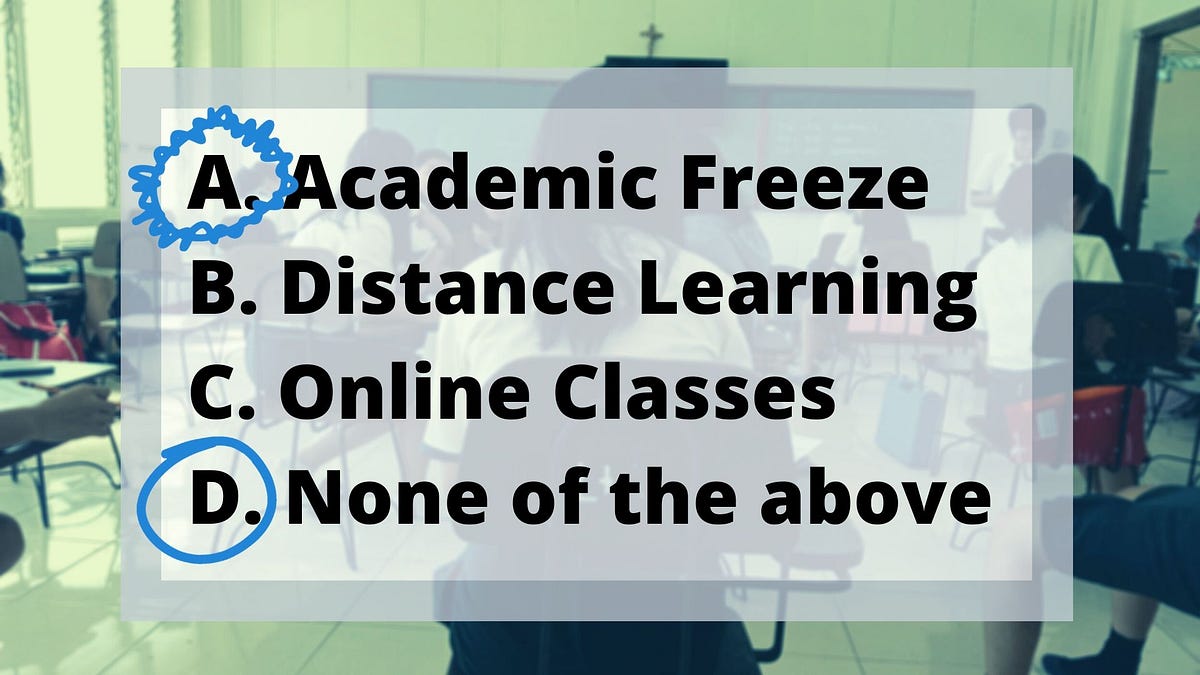 Opinion: Academic freeze might not be the best answer | by Nixie A ...