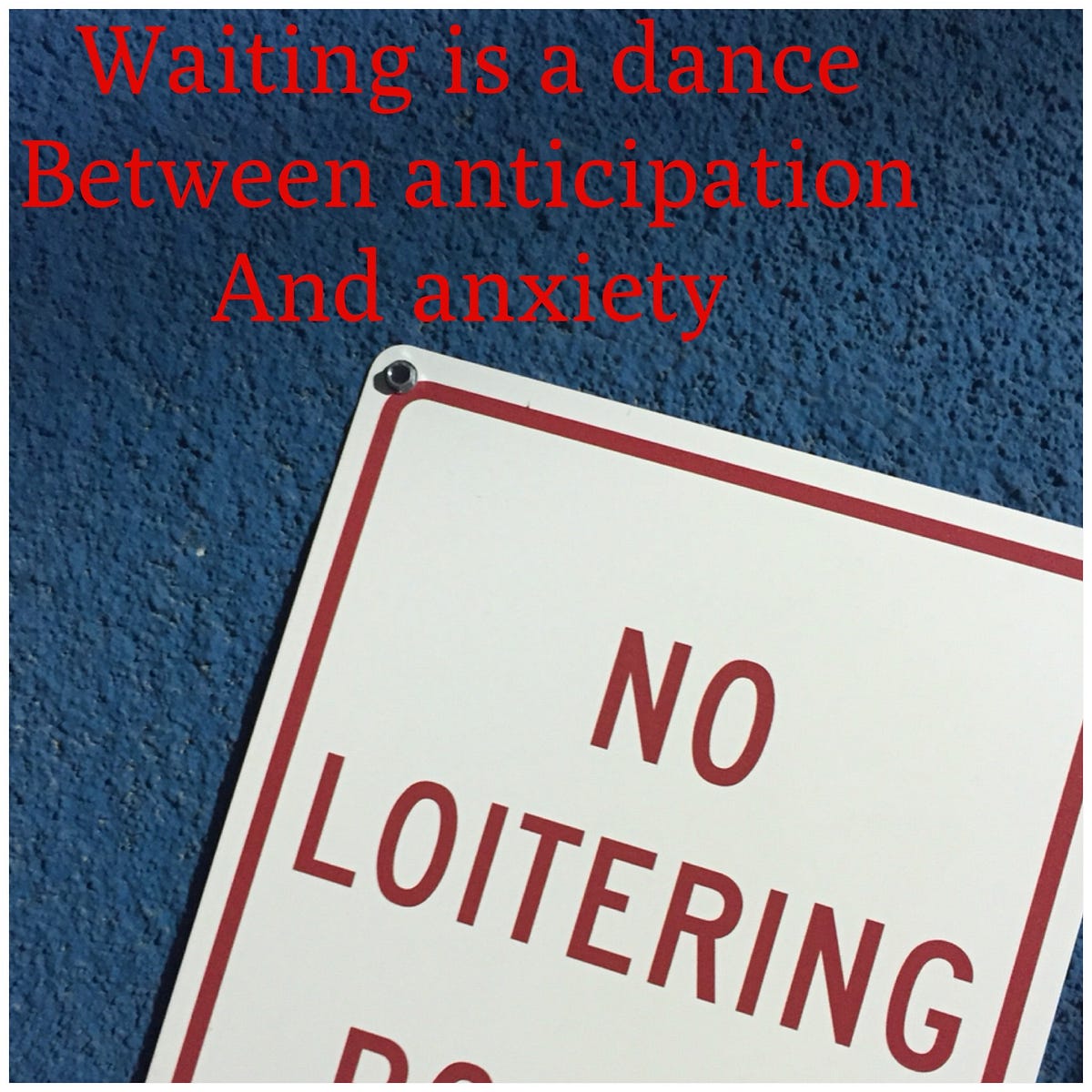 No Loitering •. Work was slow, which was an inspiration… | by Greg C ...