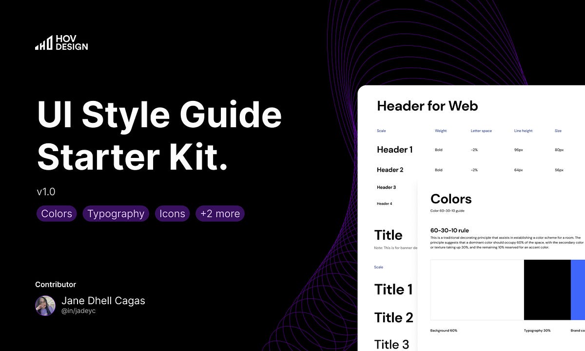 Essential elements of a UI style guide starter kit and how to use it | by Jane Dhell Cagas ...