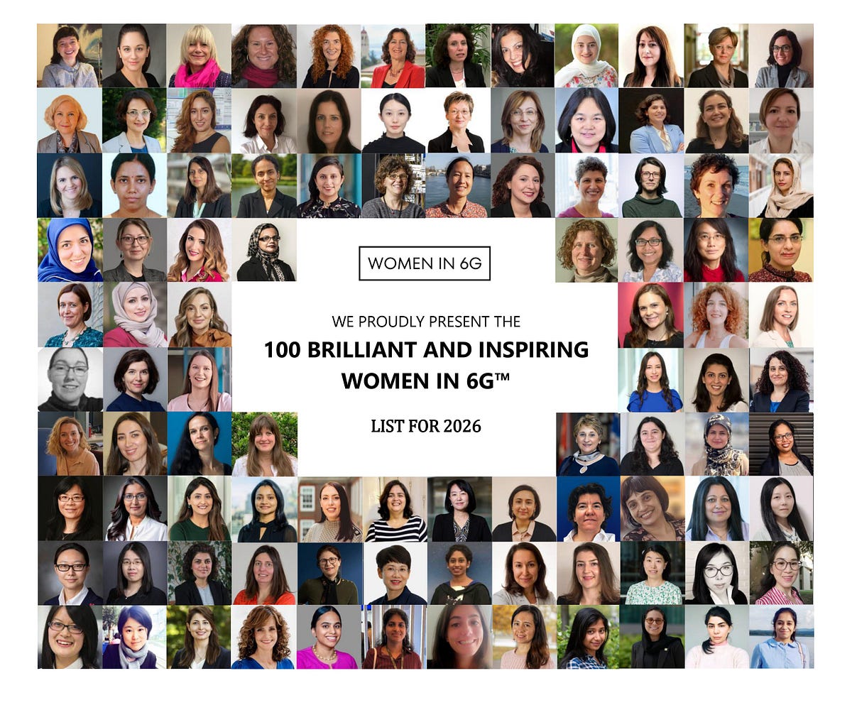 Announcing the “100 Brilliant and Inspiring Women in 6G™” List for 2026 ...