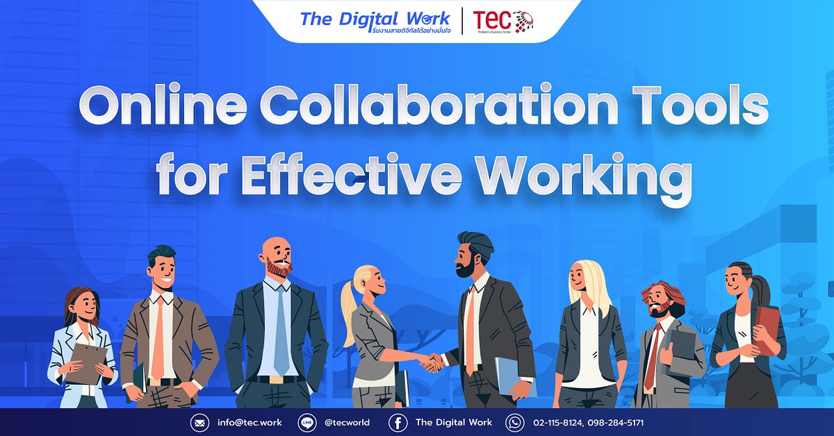 Online Collaboration Tools for Effective Working | by The Digital Work ...