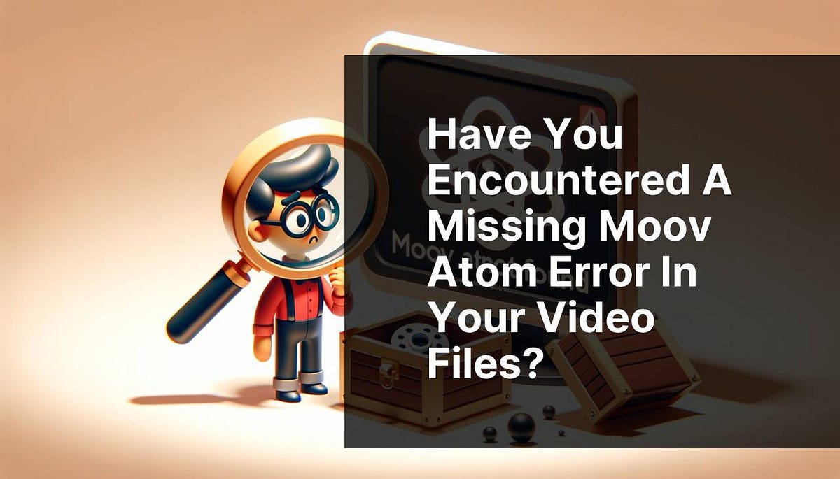 Have you encountered a missing moov atom error in your video files? | by Best Software (Mac ...