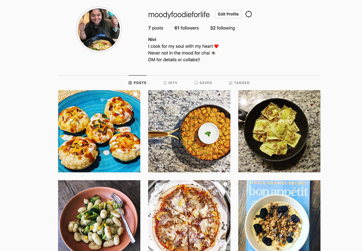 Why I started an Instagram food account in 2020? | by ...