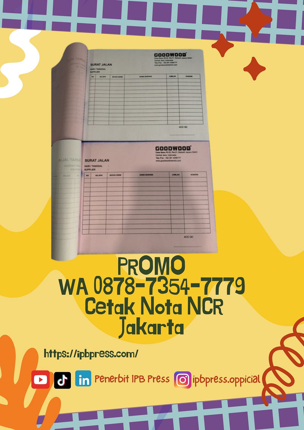 PROMO, WA 0878–7354–7779, Cetak Nota NCR Jakarta - Cetakbukutulis - Medium
