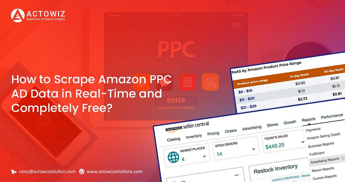 How to Scrape Amazon PPC AD Data in Real-Time and Completely Free? | by actowizsolution | Medium